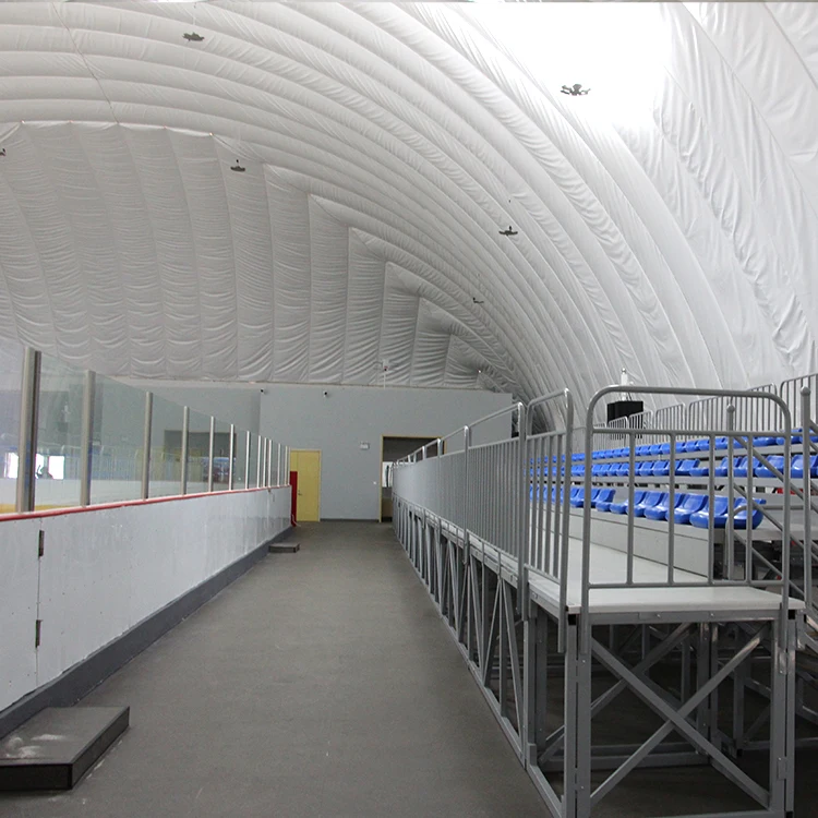 Inflated Membrane Skiing Stadium Pneumatic Membrane Structure Air Dome ...