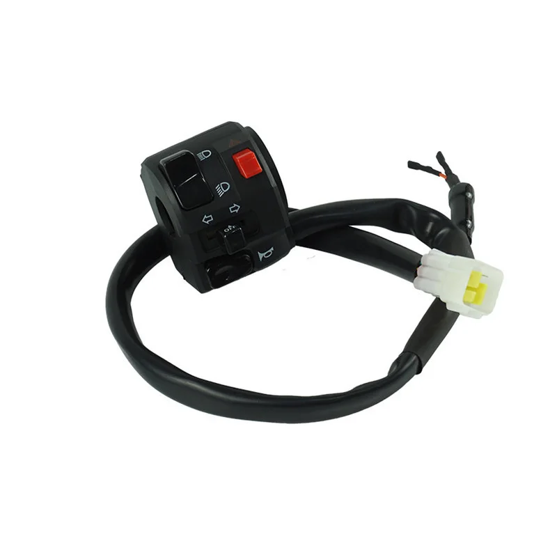 Motorcycle Switches 22mm Motorbike Horn Button Turn Signal Electric Fog ...