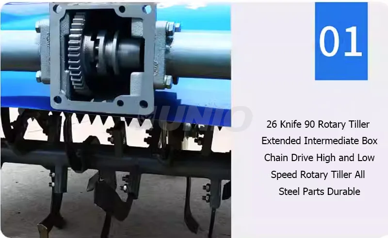 12hp Diesel Engine Power Tiller - Efficient Farming Tools