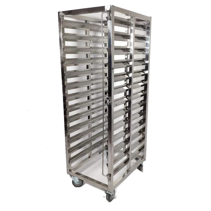 Food Cart Tray Trolley 201 square Plate Stainless Steel Baking Rack ...