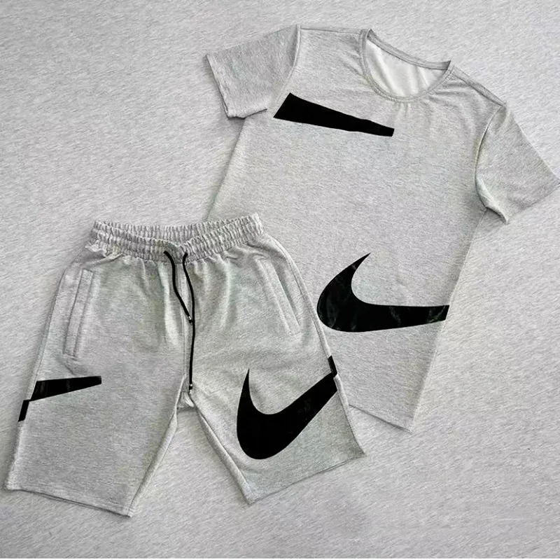 Custom Men Shorts Sets Customized Logo Mens Matching Two Piece Summer 2 ...