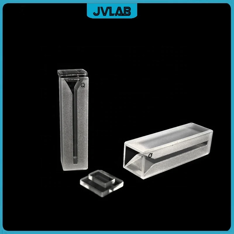 Micro Quartz Cuvette Fluorescence Quartz Absorption Cells Slit 1 2 3 ...