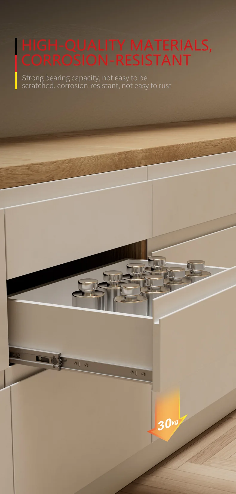 China Full Extension Telescopic Channel Cold Rolled Steel Ball Bearing ...