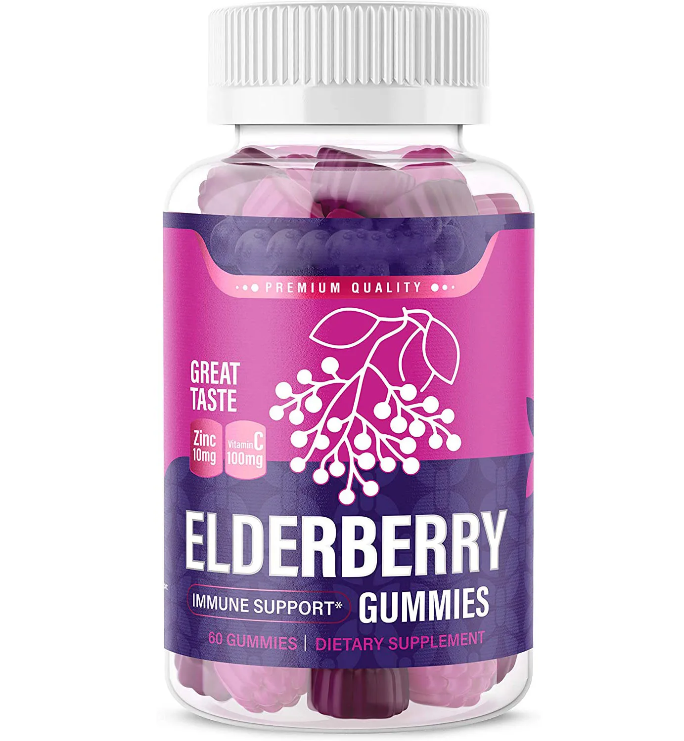 Wholesale Oem Gummies Elderberry Gummy With Vitamin C And Zinc - Buy ...