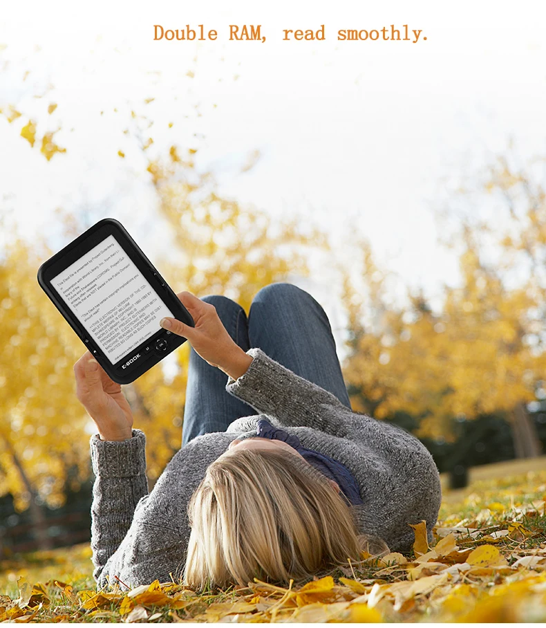 BK-6006 E Ink Screen E-Reader - 6inch Ebook Reader with Linux