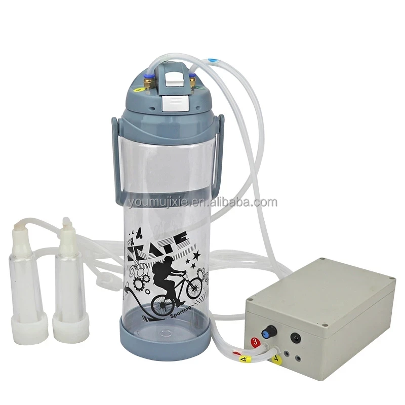 Electric Small Milking Machine 3l For Goats Pulsating Sheep Milking ...