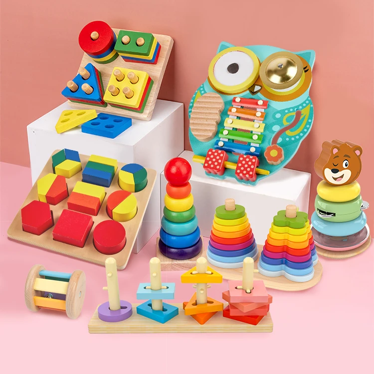 Children Learning Game Learning Kids Educational Wood Montessori Kit ...