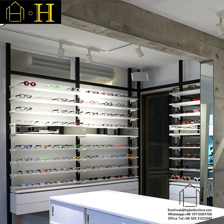 Customized Optical Shop Interior Design Optical Shop Sunglasses Shelf ...