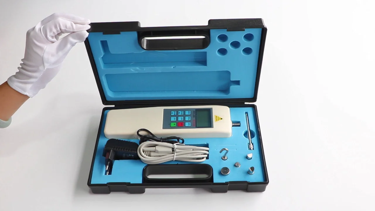 HF-500 Portable Dynamometer Digital Push Pull Gauge With RS232 Digital ...