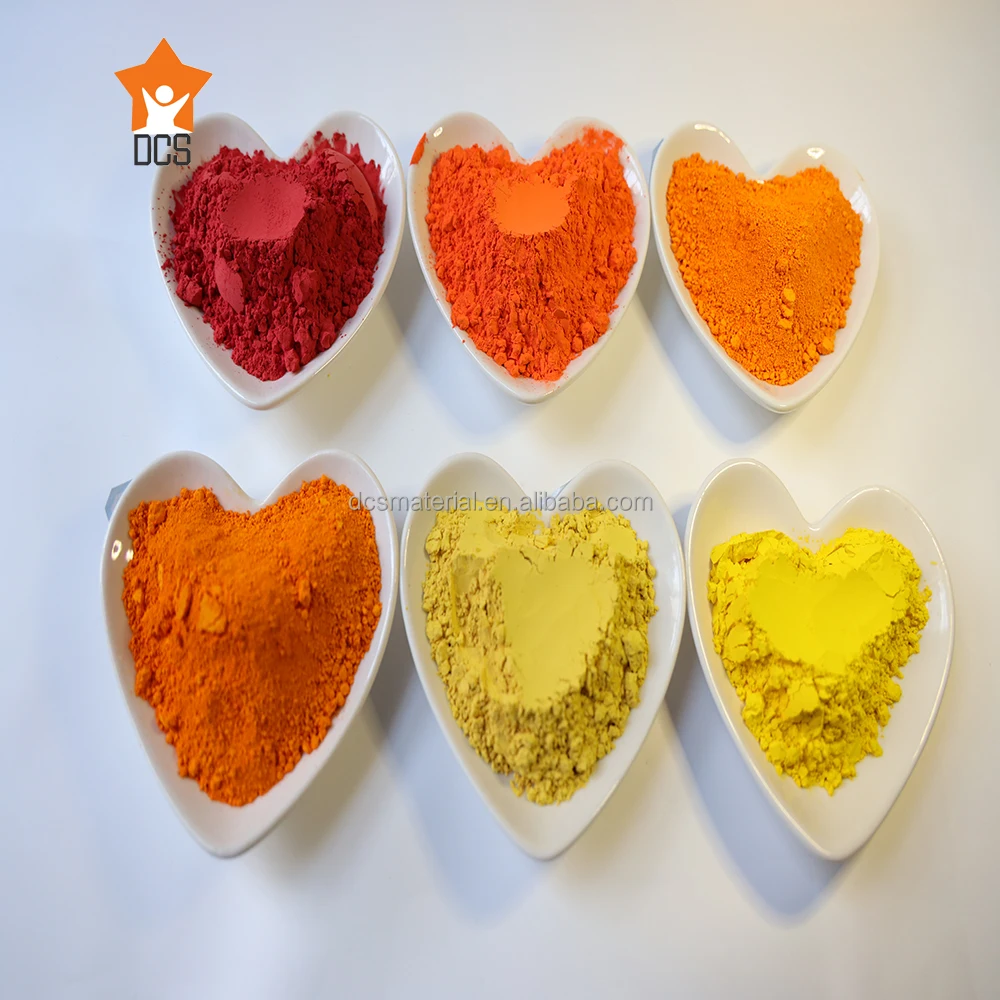 Multichrome Inclusion Pigment Yellow Powder Red Orange Painting Ceramic ...