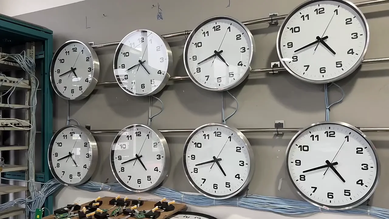 Ntp Analog Clockpower Over Ethernetnetwork Synchronizedautomatic 3771