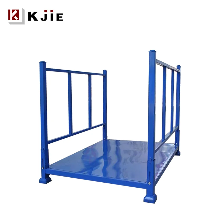 Warehouse Foldable Storage Steel Stacking Pallets For Fabric Rolls ...
