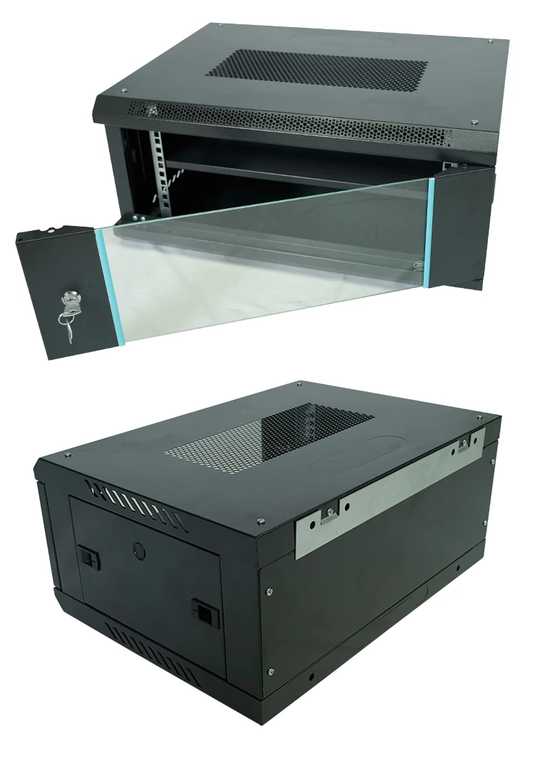 4U Wall Mounted Server Rack Network Cabinet - Secure & Versatile