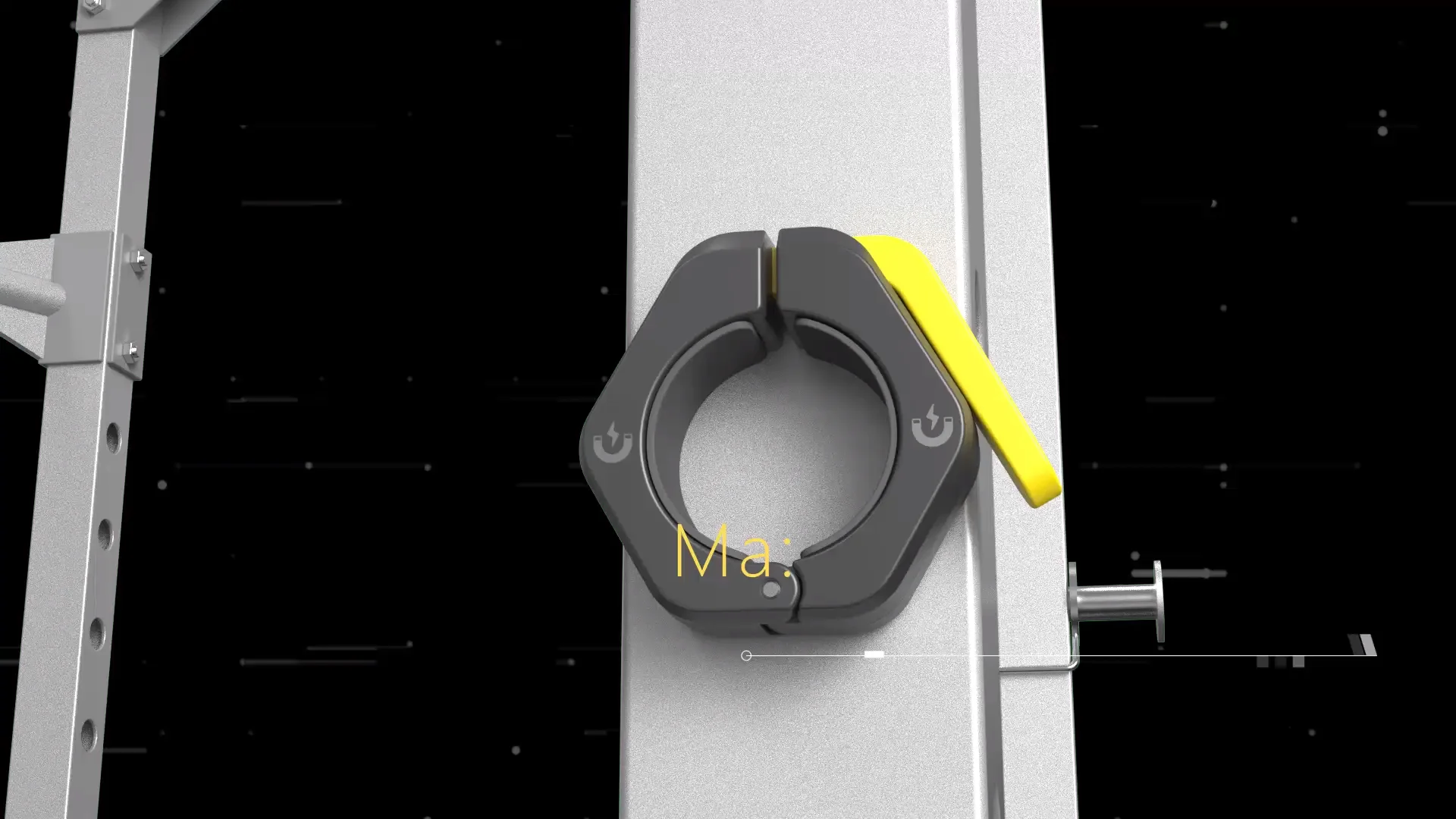 Competition Custom Snap Clips Dumbbell Clamps Metal Screw Weightlifting ...