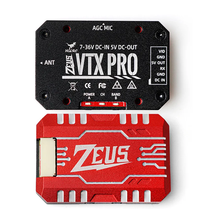 HGLRC Zeus VTX PRO 1.6W for FPV Racing Drone for RC FPV Quadcopter ...