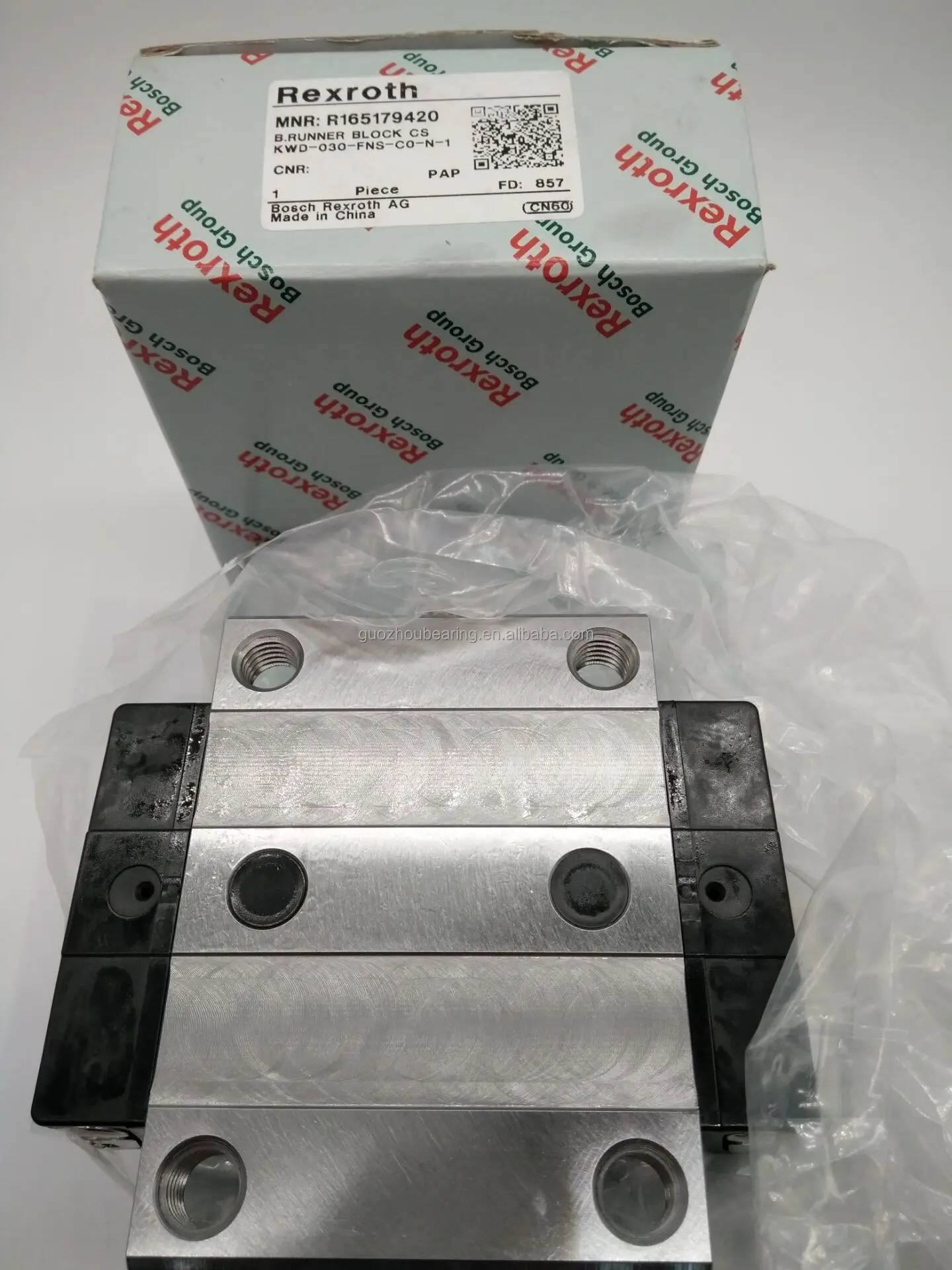 Rexroth Brand Slider Guide Rails Linear Bearing Runner Block R165179420 ...