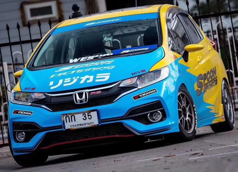 Alibaba.com: Honda Fit Jazz GK RS Rear Wing Spoiler: Auto Parts ...