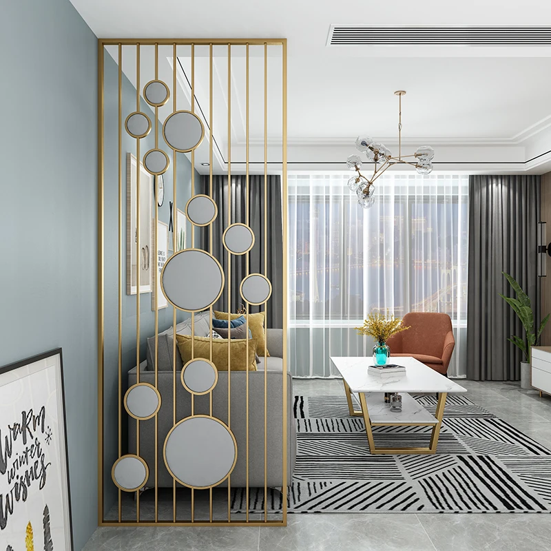 Modern Home Decor Hollow Screen Partitions With Flannel Decor Living ...