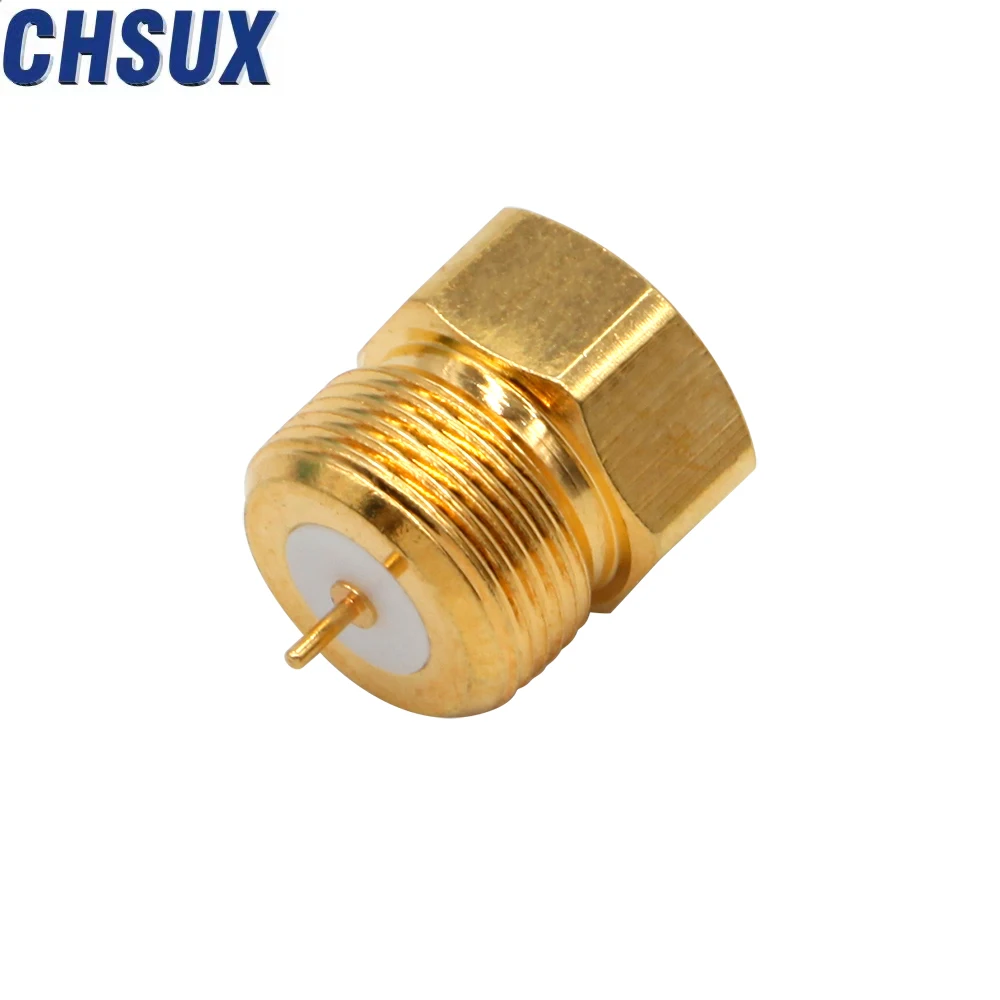 Straight Flange Pcb Panel Mount Male And Female Connectors Jack 2 Holes Bma Rf Coaxial ...