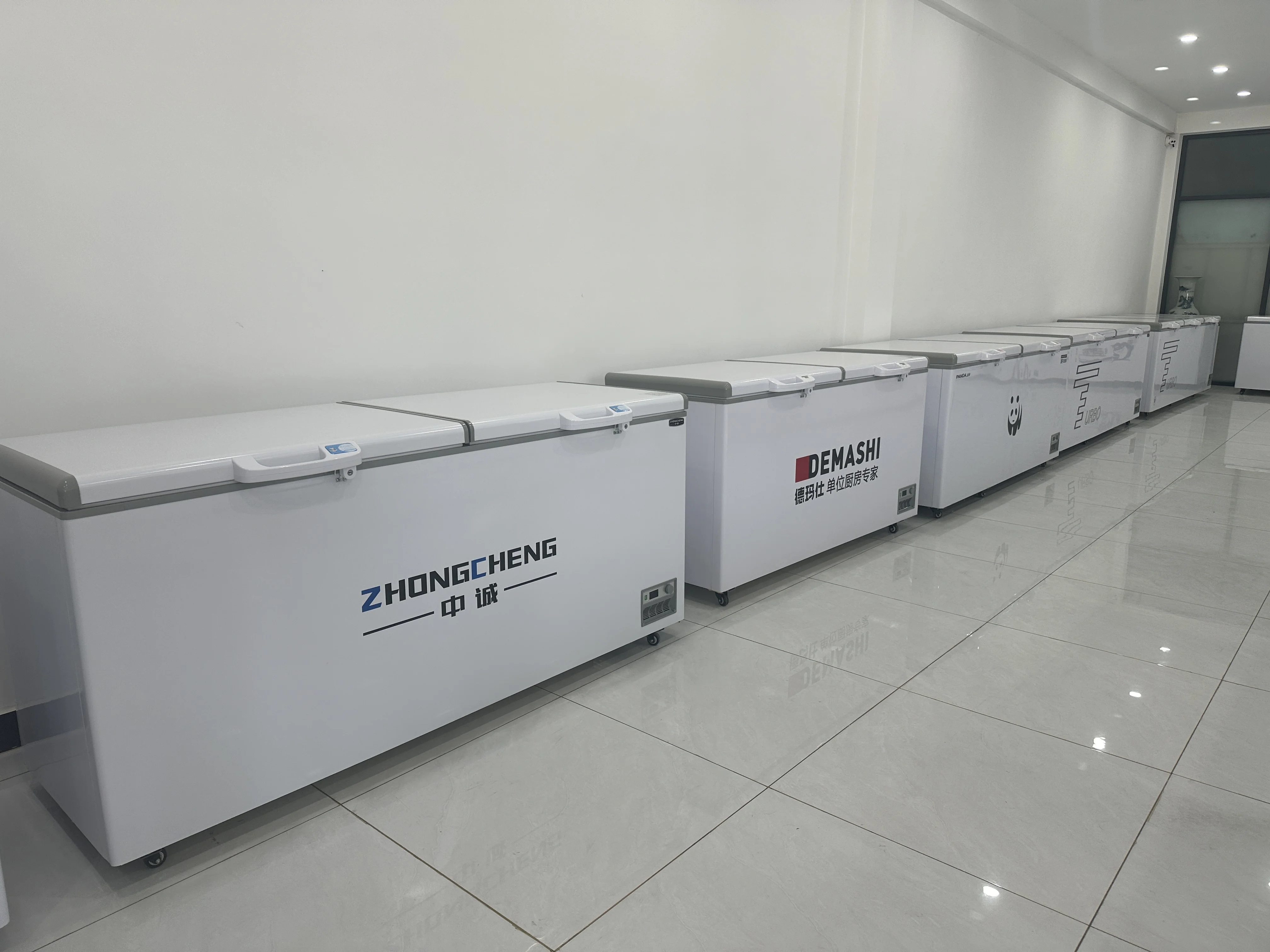 1000L Supermarket Commercial Double Door Horizontal Freezer