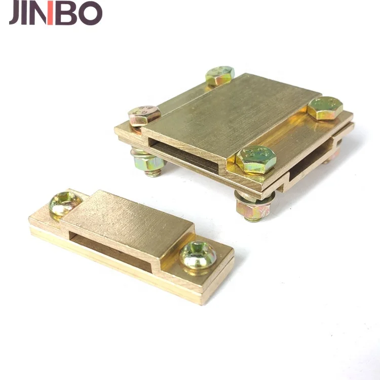 Professional Grounding System Brass Flat Conductor Clamp Electric ...