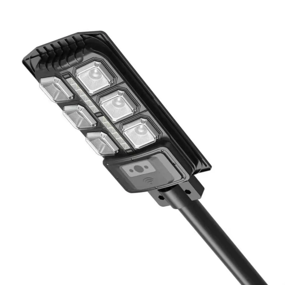 50W-400W Shoebox Lighting All in One Solar With Remote Control 100 Watt ...