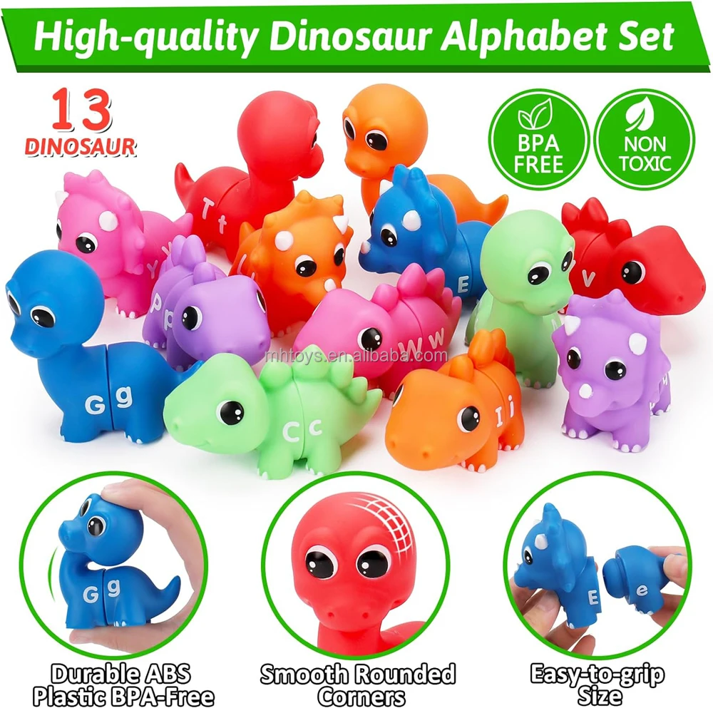 Montessori Alphabet Letters Matching Dinosaur Learning Toy 26 Abc ...