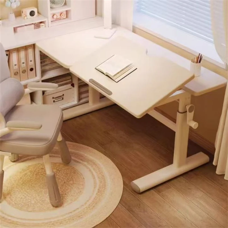 Student Learning Table Home Kids Study Desk Set Height Adjustable ...