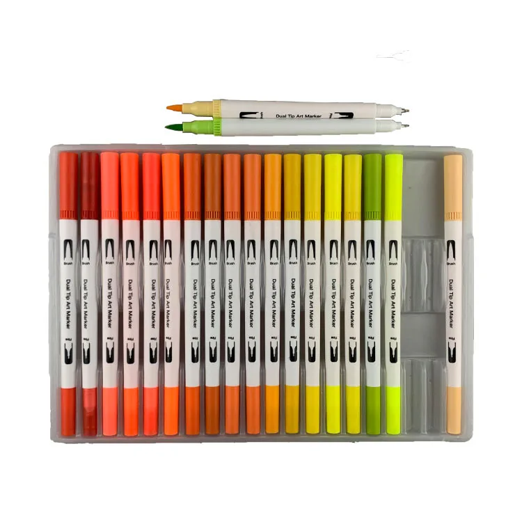 Drawing Stationery Felt Colour For Sketching Brushpen Watercolor Pens ...