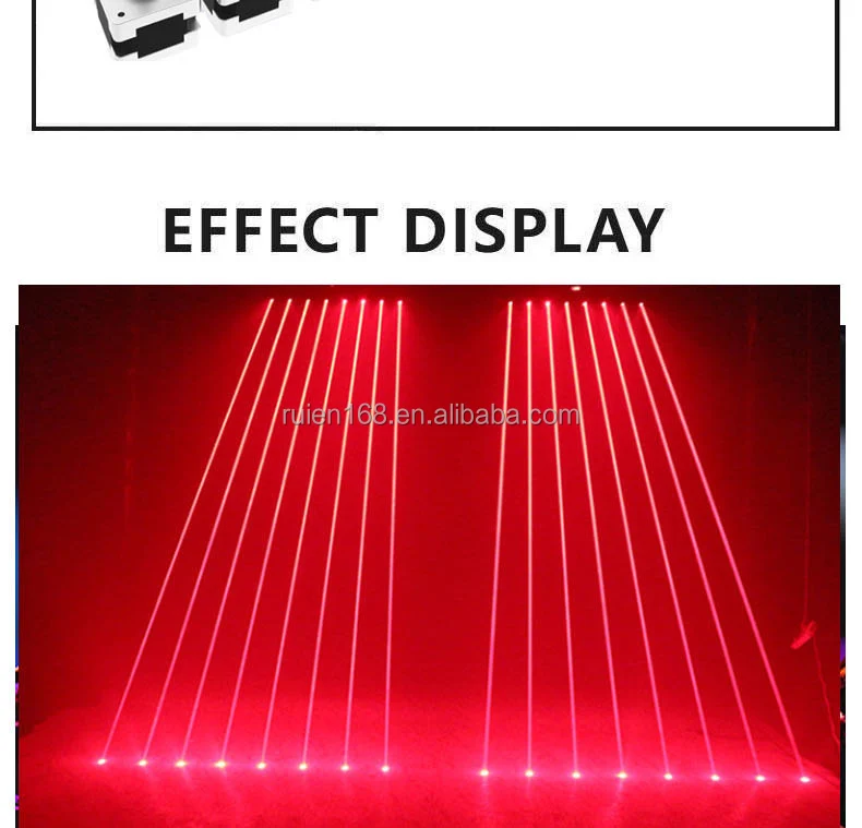 Ruien Stage Bar Rgb 8 Eye Moving Rhythm Laser Shaking Head Line ...