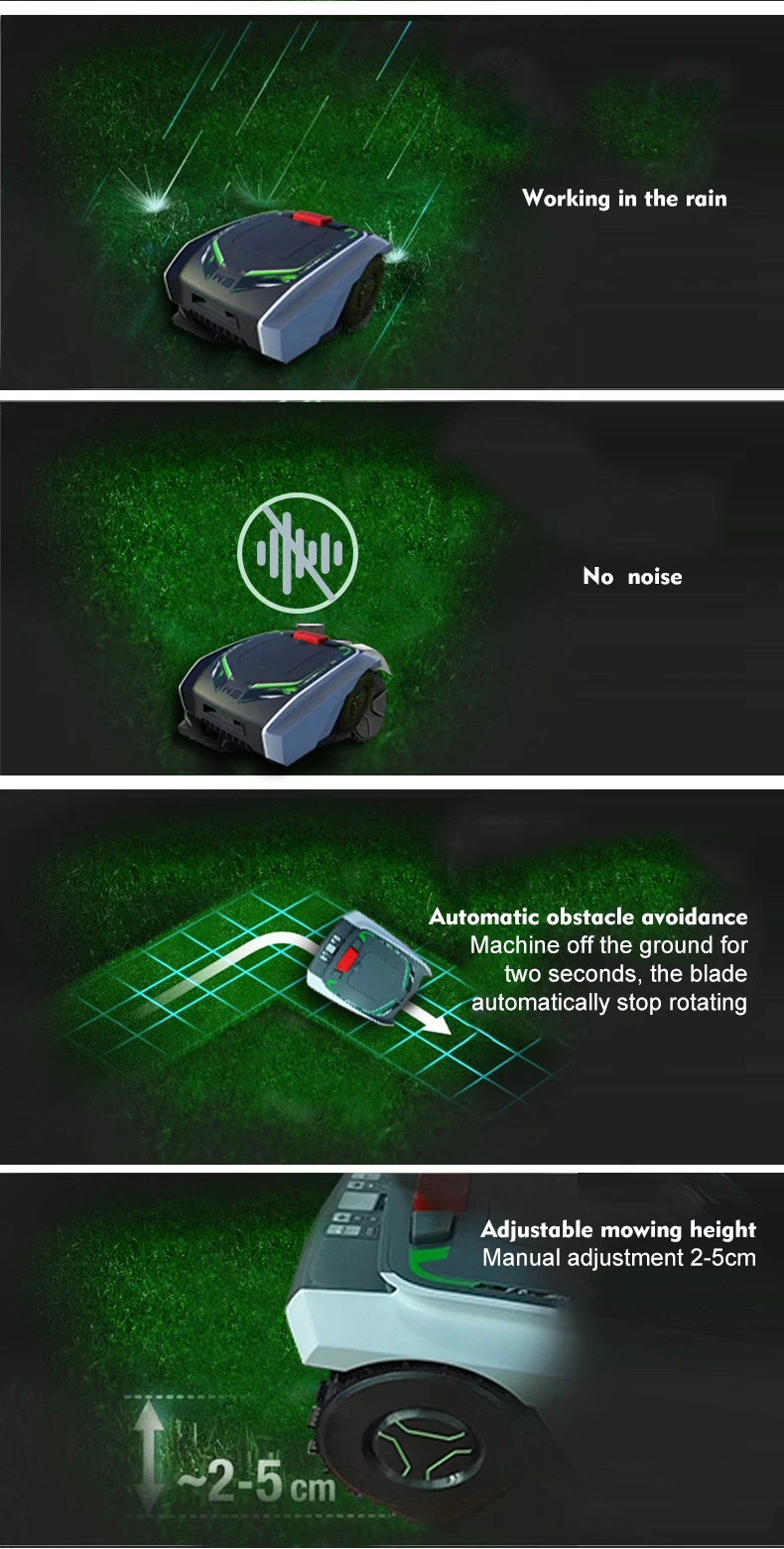 Automatic Grass Trimmer Cutter Machine - Robotic Lawn Mower