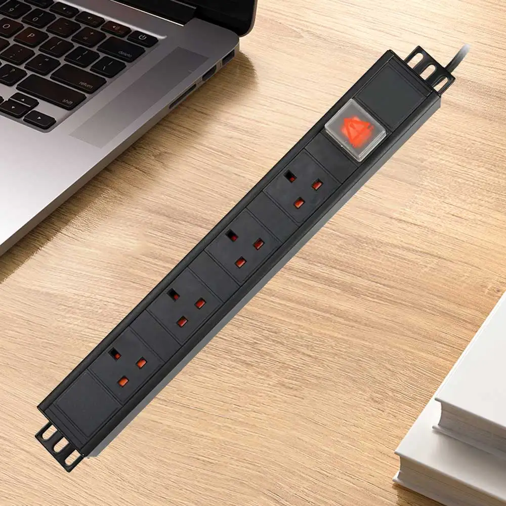 Oswell 4 Outlet Rack Mount Pdu 220v Uk Type - Buy Pdu Uk Type,Pdu 220v ...