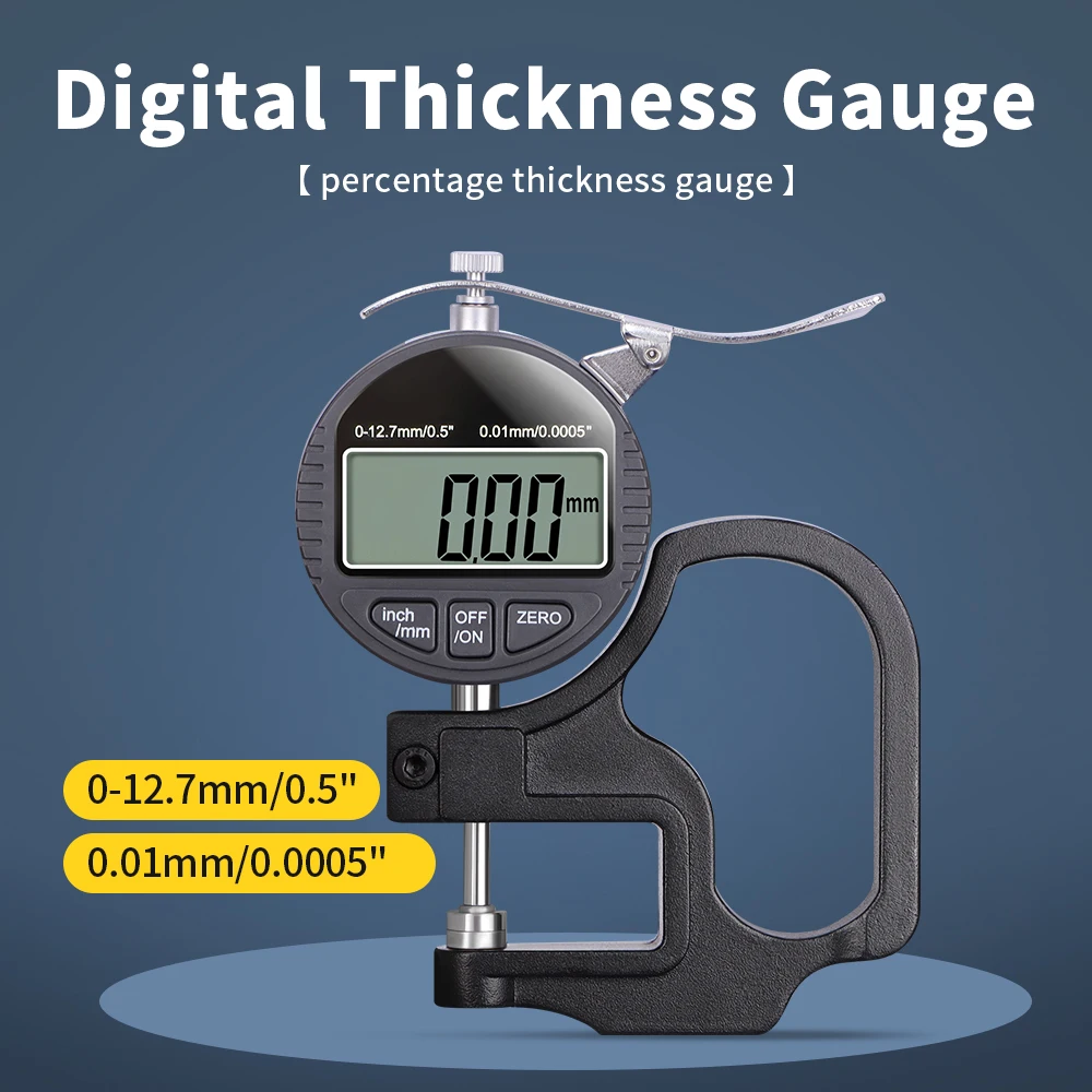 Digital Thickness Gauge 0.001mm Thickness Measurement Tool for Film ...