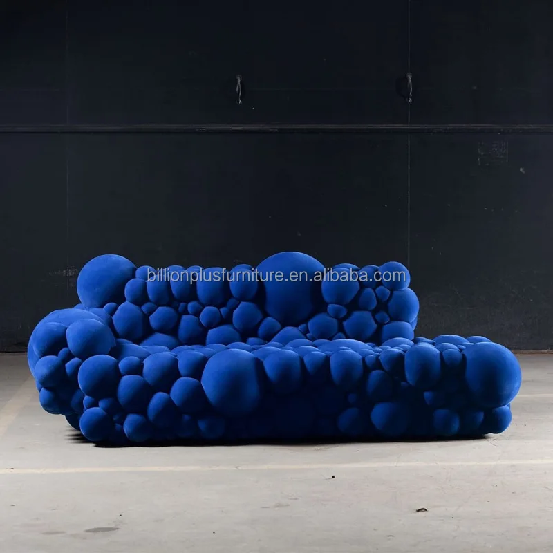 Modern Cotton Fabric Molecular Ball Bubble Sofa Set Living Villa High Quality Styling ...