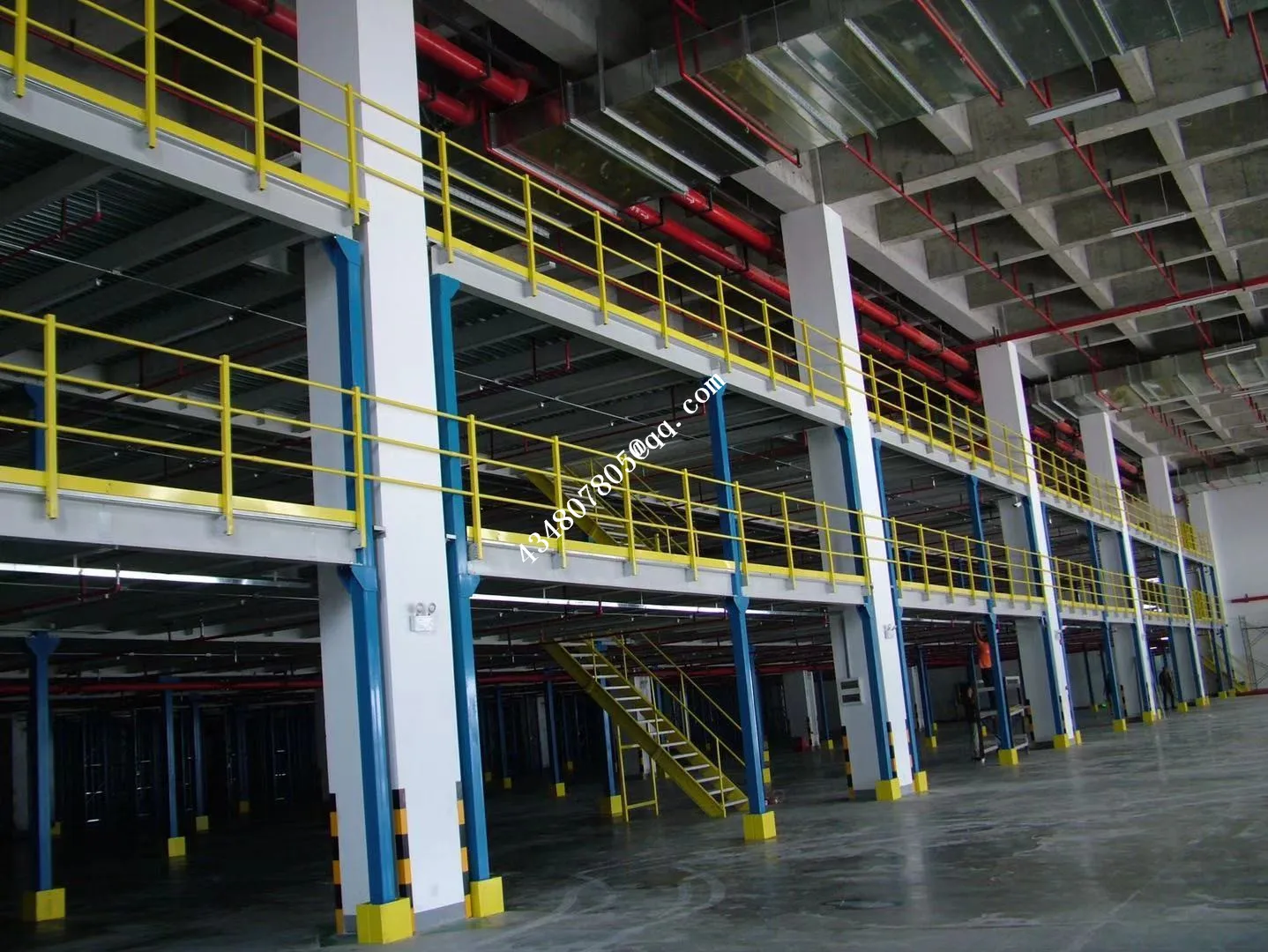 Warehouse Free Standing Modular Mezzanine Floor Kits