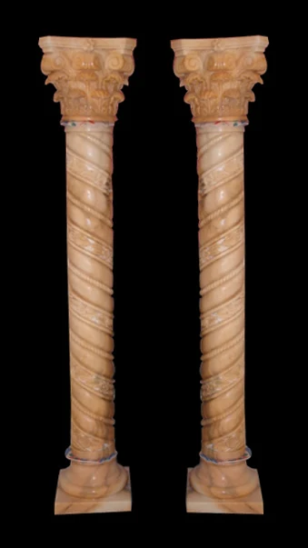 Nature Marble Round Columns Decorative Roman Column Mold For Sale - Buy ...