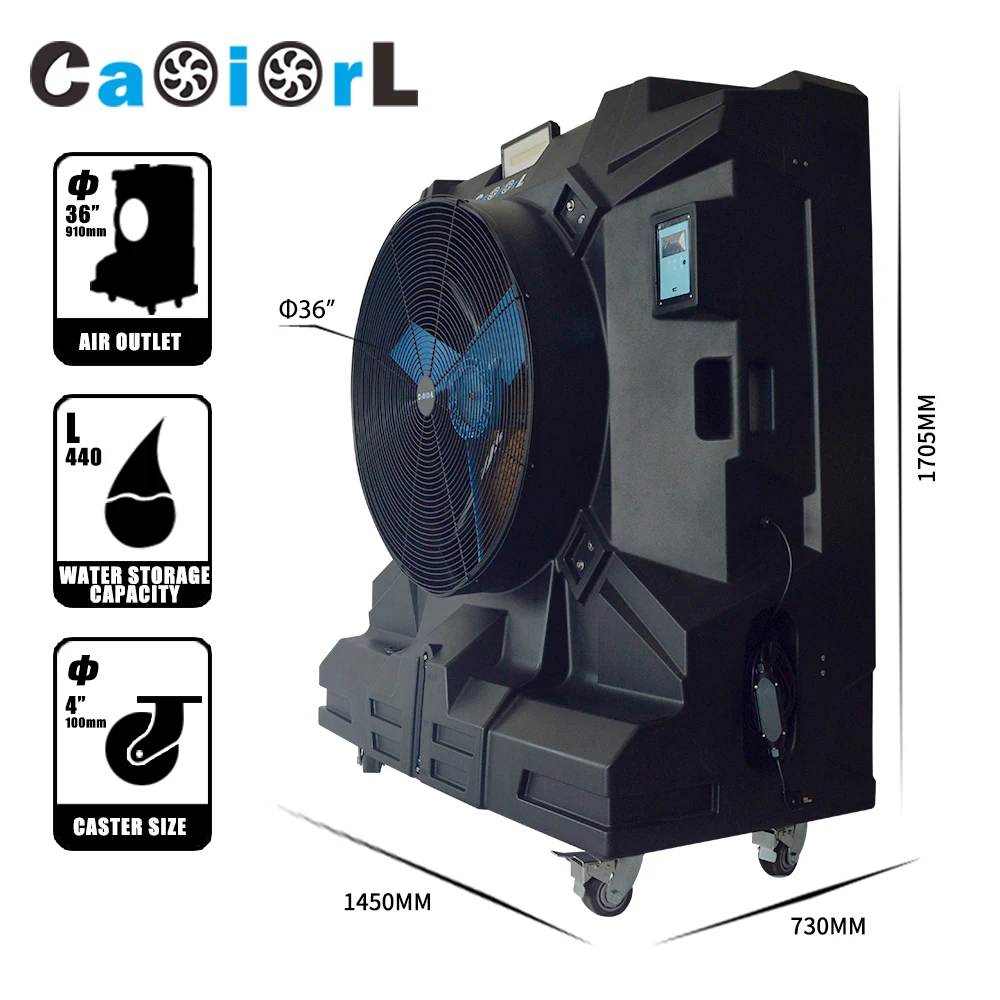 36inch Auto Portable Industrial Spot Cyclone Swamp Cooler Water Cooler ...