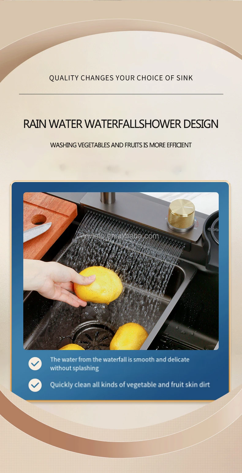 Durable Kitchen Sink - Nano Anti-Scratch Stainless Steel