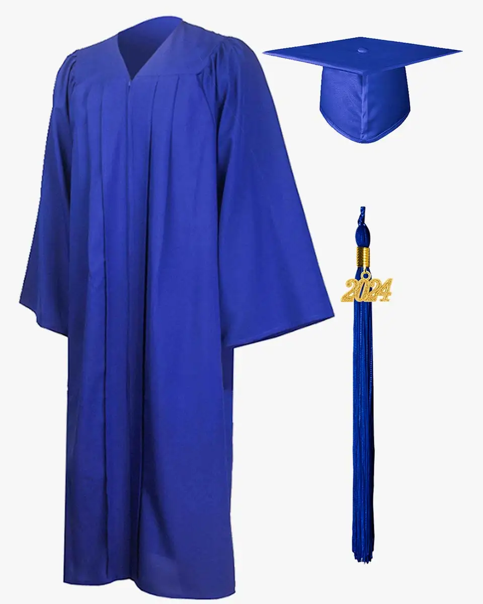 Wholesale Custom Color Matte Gown High School Uniforms University ...