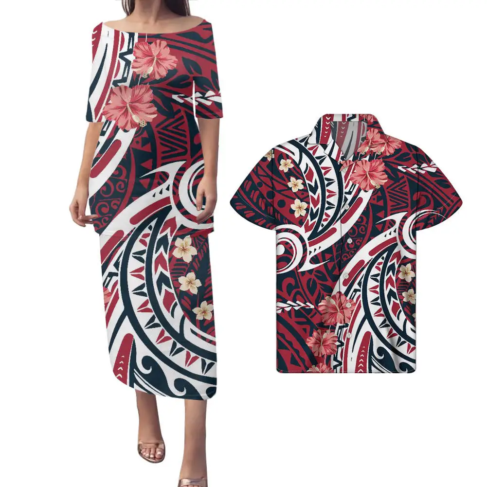 Shop Our Traditional Polynesian Tribal Samoan Puletasi Dress