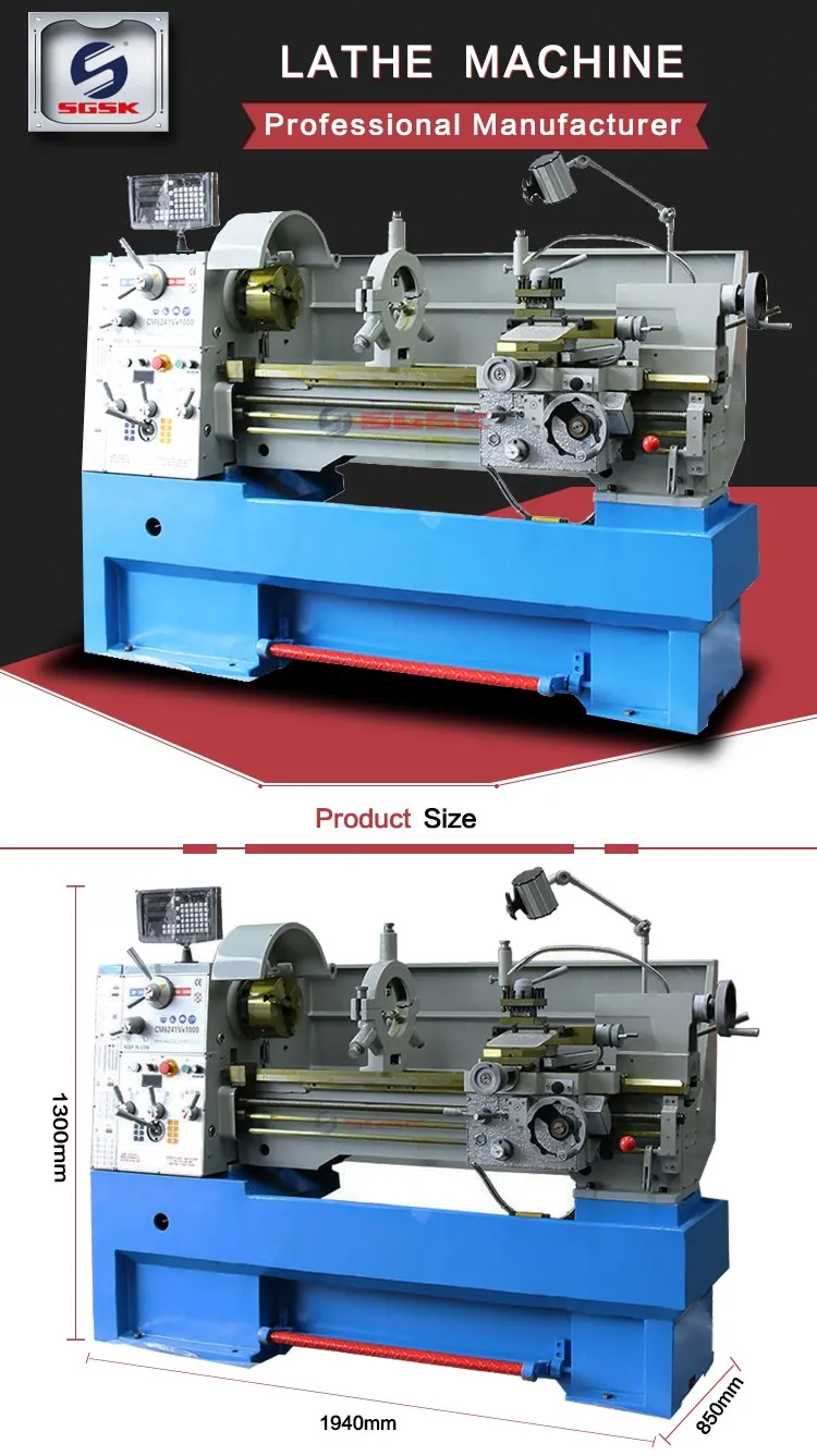 Bench Lathe CM6241 - Sieg Lathe Machine Parts & Function
