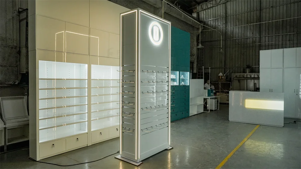 Customizable Mobile Phone Display Racks for Showrooms
