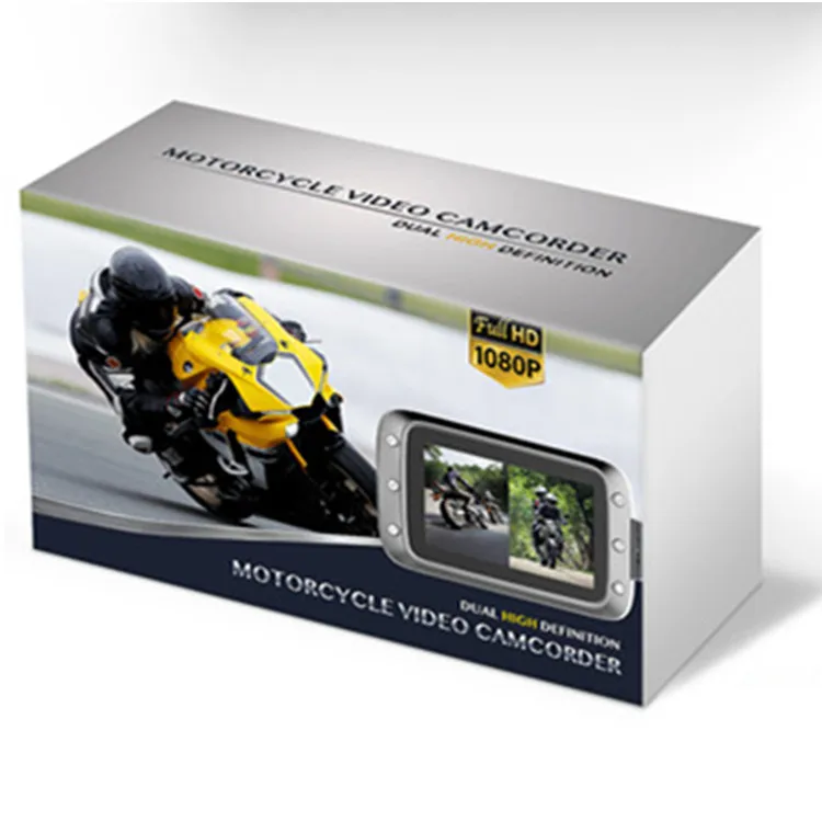 1080p 3 Inch Video Recorder Dual Lens Motorcycle Dvr Driving Motor Bike ...