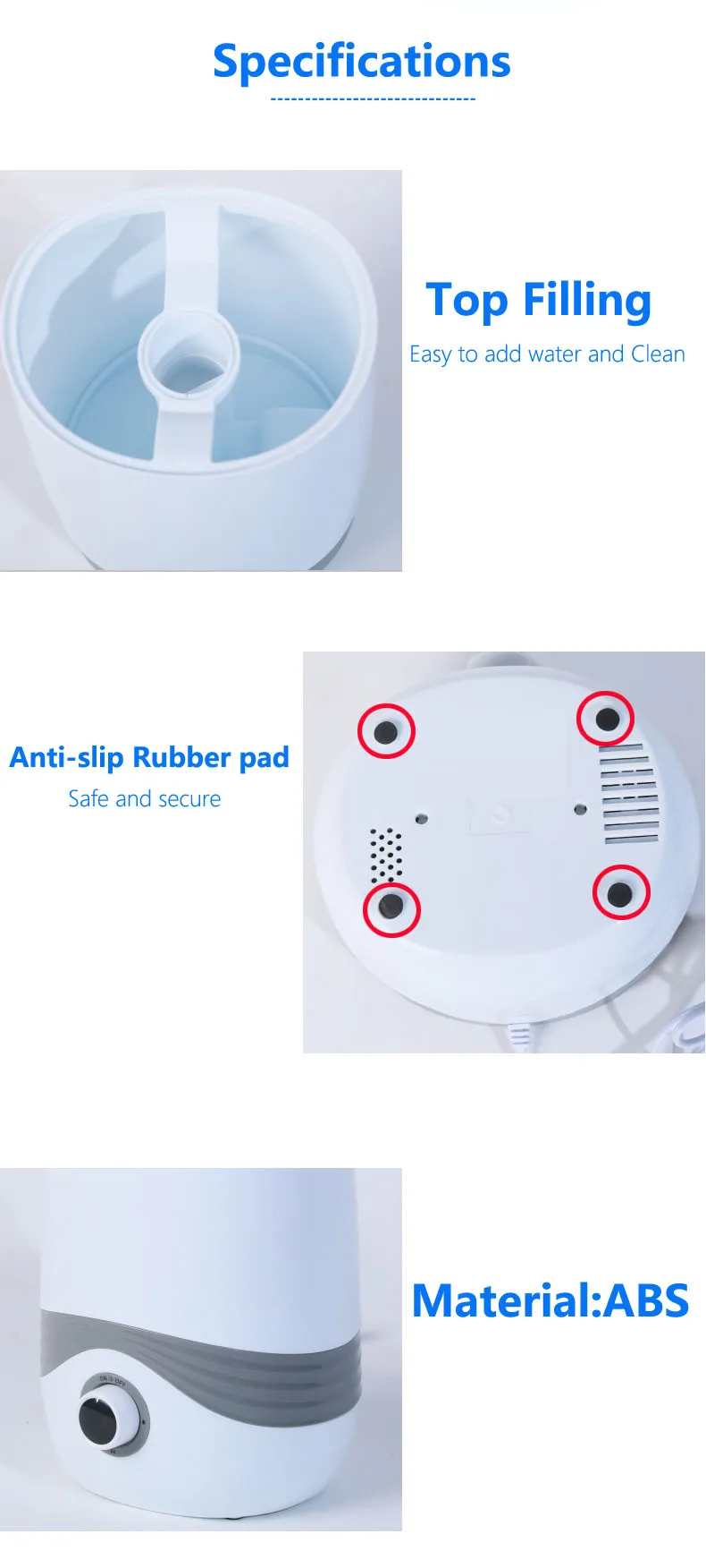 2021 New Korea Humidifiers For Large Room Bedroom,Top Fill Humidifiers ...