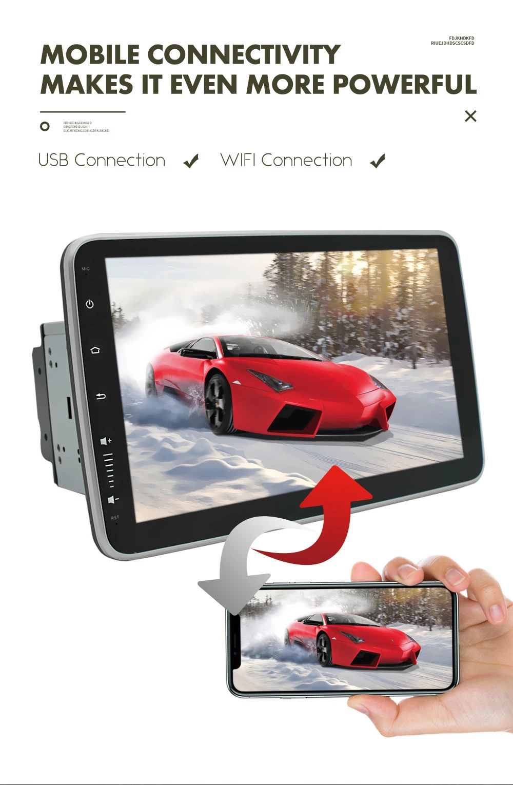 10 '' Android 13 Car Radio With Gps Wifi Stereo Touch Screen 2 Din Car ...