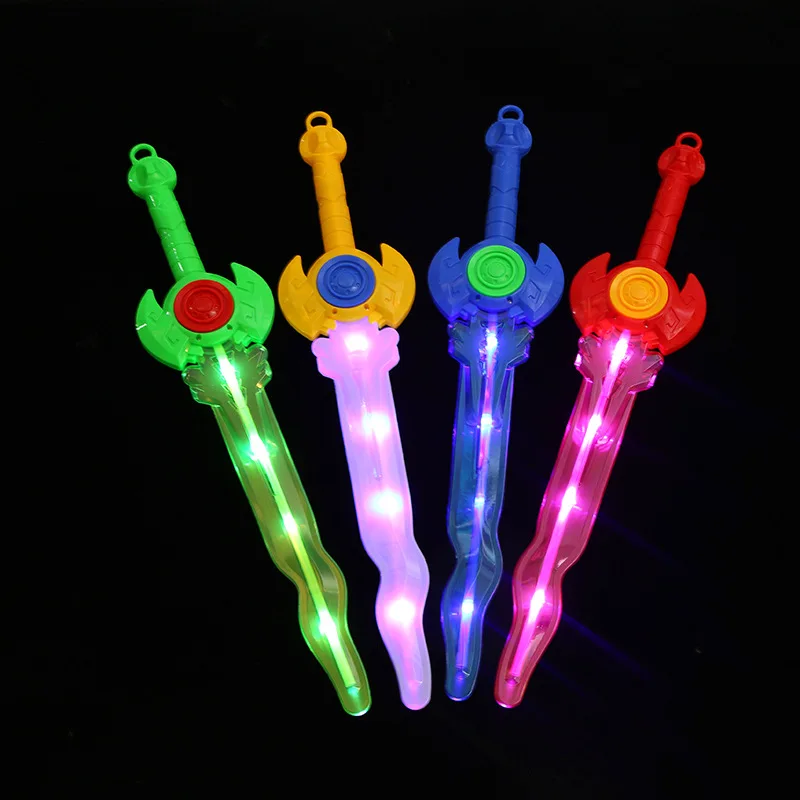 Wholesale Party Children Colorful Plastic Swords Light Up Toys Led ...