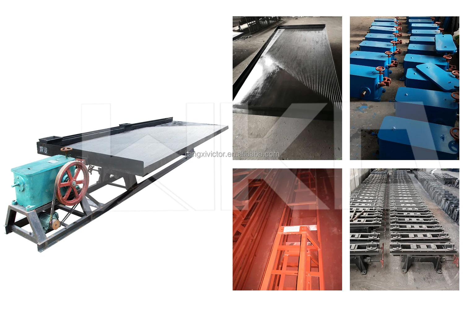Wilfley Table Diagram - 6S Mini Gold Mining Shaking Table