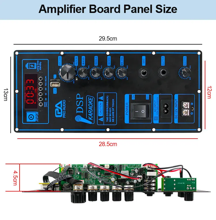 VIRE Audio Amp Module - 60W Subwoofer with Bluetooth