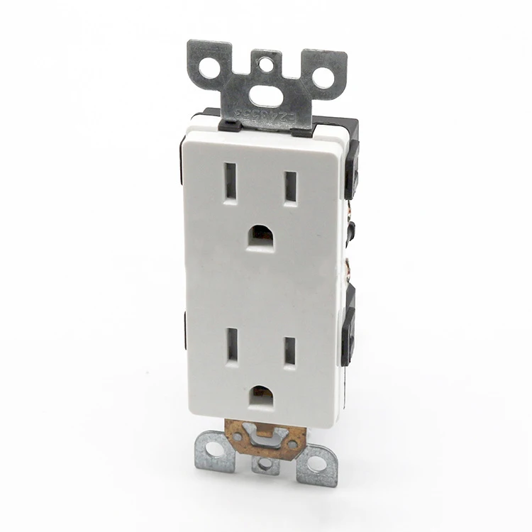 GFCI receptacles NEMA 5-15R 15A 125 V Decorative Duplex electrical ...