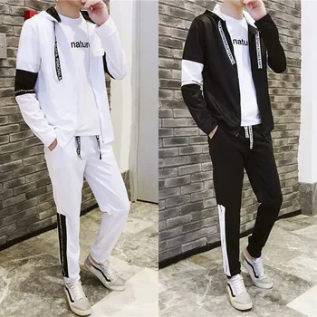 Casual Sports Set For Men Paired With Handsome New Trend Men's Spring ...